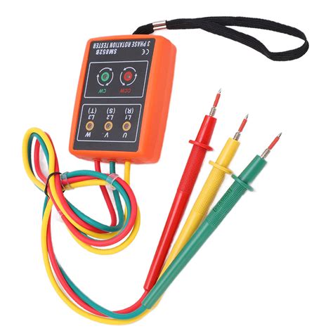 Buy Phase Rotation Tester Phase Sequence Meter Environmentally Friendly With LED For