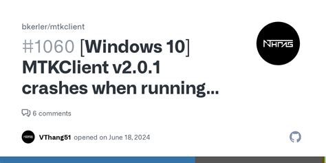 Windows MTKClient V Crashes When Running On Python