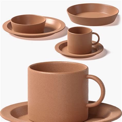Dinnerware Set 3d Turbosquid 2089785