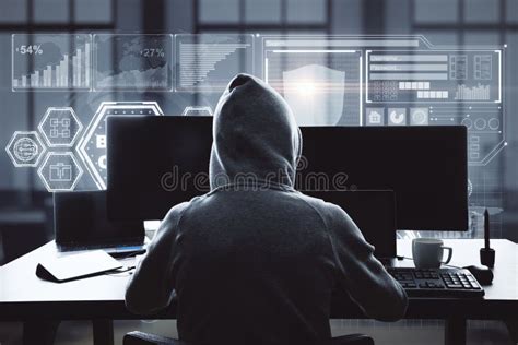 Hacking And Web Concept Stock Image Image Of Laptop 123145467