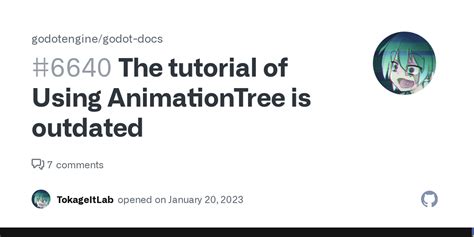 The Tutorial Of Using Animationtree Is Outdated · Issue 6640