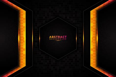 Modern Abstract Tech Orange Background Graphic By Mdalaminabd Creative Fabrica