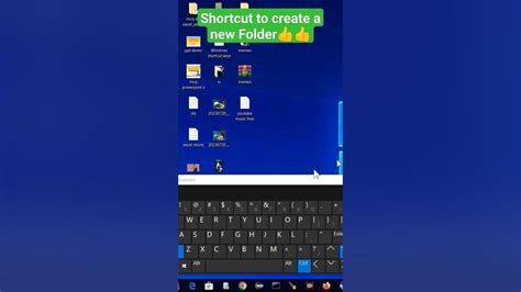 Shortcut To Create A Foldercomputercomputershortcutkeysshorts