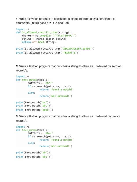 Regexsolutions Pdf String Computer Science Letter Case