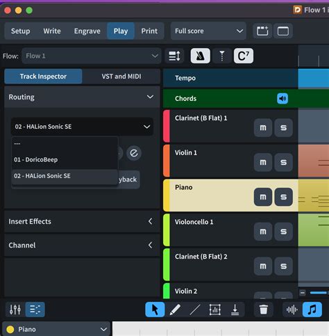 how to get off board sounds loaded into my project dorico 4 dorico