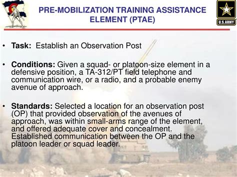Ppt Soldier As A Sensor How To Establish An Observation Post