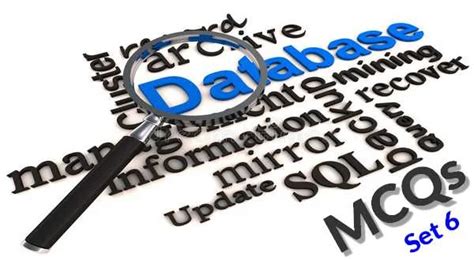 Dbms Mcq Questions With Answers Set 6