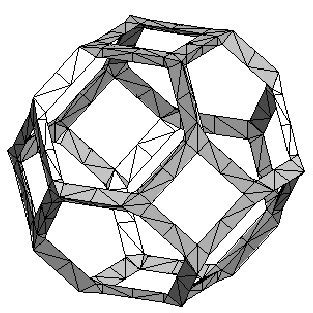 The tetrakaidecahedron is proposed as an example of idealized periodic... | Download Scientific ...