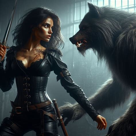 Download Werewolf Predator Wolf Royalty Free Stock Illustration