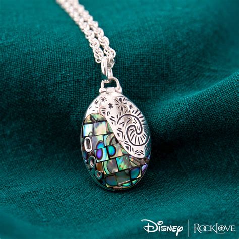 Disney Rocklove Disneys Moana Heart Of Te Fiti Abalone Locket