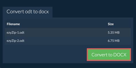 Convert Odt To Docx Files Online Opendocument Text Odt Converter