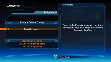 Mass Effect Assignments Checklist Clipart