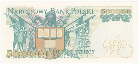 500 000 złotych 1993 seria AA PMG 55 | archiwum.niemczyk.pl