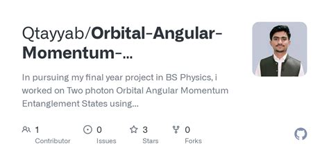 Github Qtayyaborbital Angular Momentum Entanglement States In