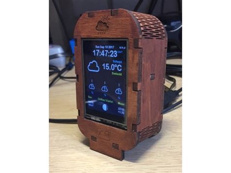 Squix Esp8266 Wifi Color Display Weather Station Enclosure 3dprinting 3dthursday « Adafruit