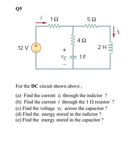 Solved For The DC Circuit Shown Above A Find The Current Chegg