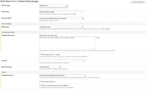 Howto Create And Publish C Nuget Package With Jetbrains Teamcity D
