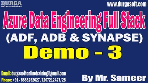 azure data engineering full stack tutorials demo 3 by mr