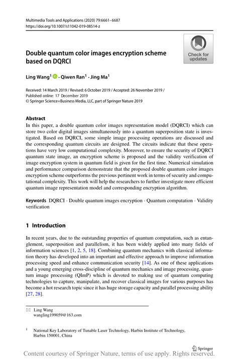double quantum color images encryption scheme based on dqrci request pdf