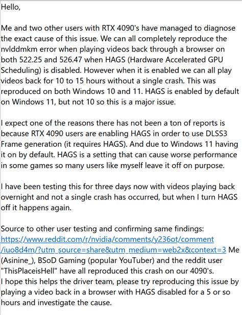 Nvidia Confirms 4090 Driver Issue With Video Playback Rnvidia