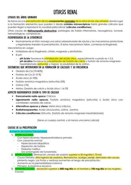 Litiasis Renal Karine Bacellar Udocz