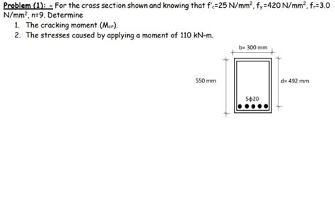 Solved Problem 1 For The Cr Chegg Com