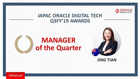 Jing Tian On Linkedin Oracledigital Lifeatoracle 51 Comments