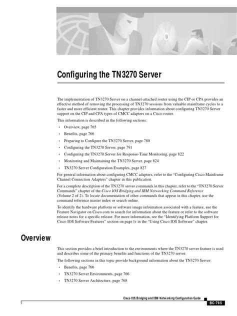 configuring tn3270 server on cisco routers to offload mainframe
