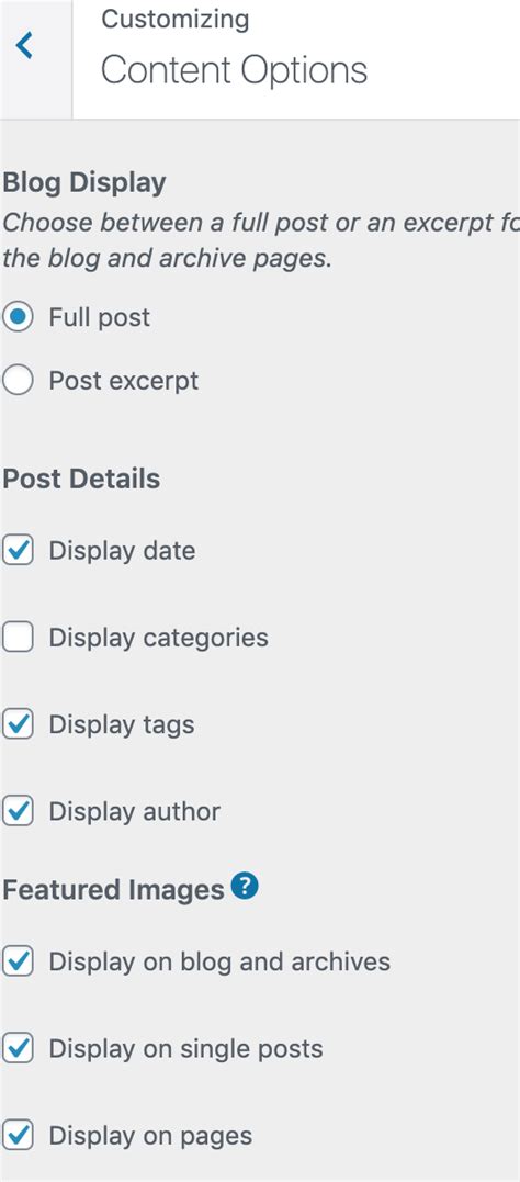 Custom Css For Full Post Vs Excerpt Content Options Solveforum
