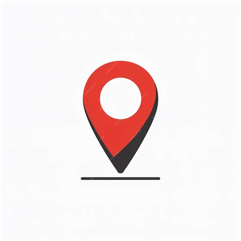 A Red Location Pin Icon Commonly Used In Maps And Navigation Applications Premium Ai Generated