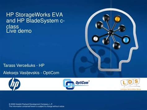 PPT HP StorageWorks EVA And HP BladeSystem C Class PowerPoint Presentation ID
