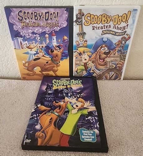 Scooby Doo Original Mysteries Pirates Ahoy Arabian Nights 3 Dvds