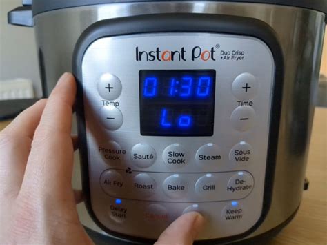 How To Set Timer On Instant Pot Duo Crisp Multicookers How To Set Timer On Instant Pot Duo Crisp Multicookers