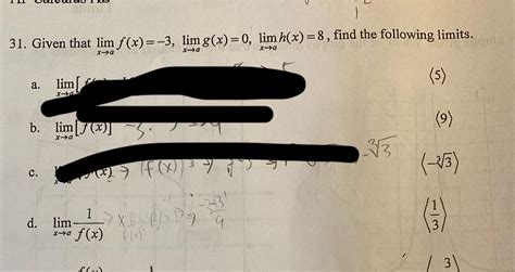 Calc How Do I Solve D Using The Rules Provided In Second Image I