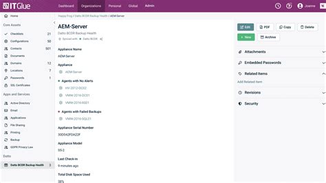 introducing intelligent and complete backup documentation in it glue