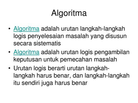 Ppt Algoritma Powerpoint Presentation Free Download Id 7028964