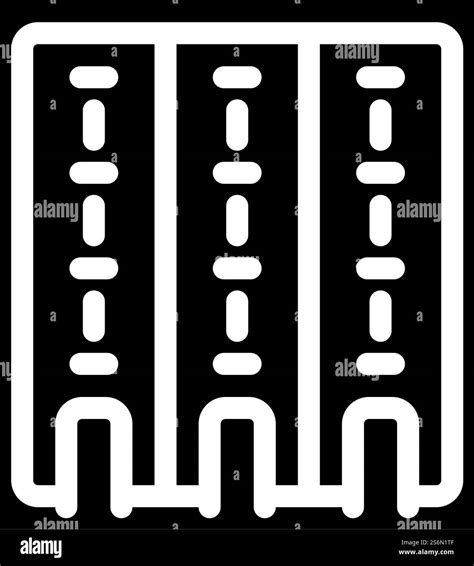 Swimming Pool Glyph Icon Vector Swimming Pool Sign Isolated Contour