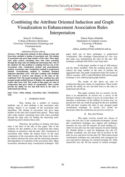 Pdf Combining The Attribute Oriented Induction And Graph Visualization To Enhancement