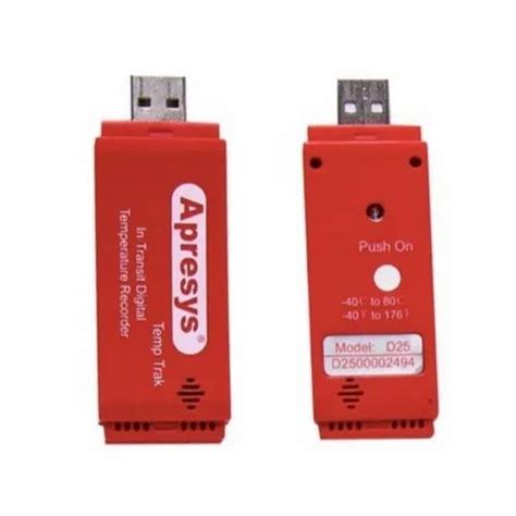 Temperature Apresys D99 In Transit Single Use Data Logger Pdf Usb At ₹ 1250 Piece In Hyderabad