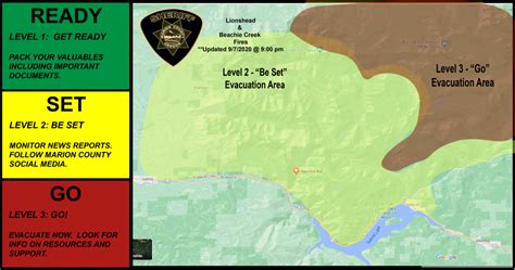 Oregon Fire Map Updates As Evacuation Alerts Issued For Beachie Creek