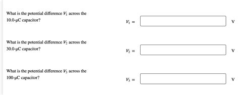 Solved A 10 0 Uf Capacitor A 30 0 Uf Capacitor And A