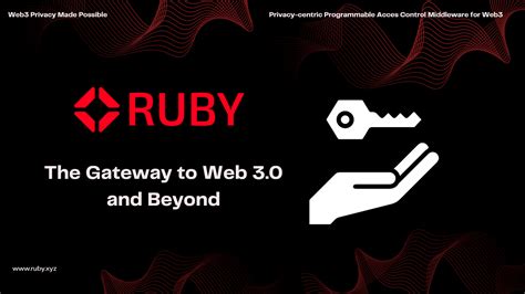 Ruby Network The Gateway To Web 30 And Beyond By Davidjr Jun