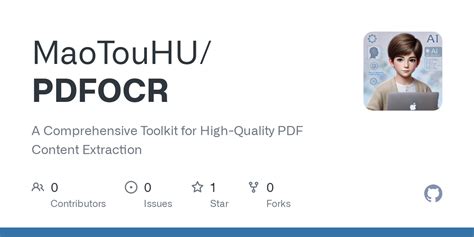 github maotouhu pdfocr a comprehensive toolkit for high quality pdf