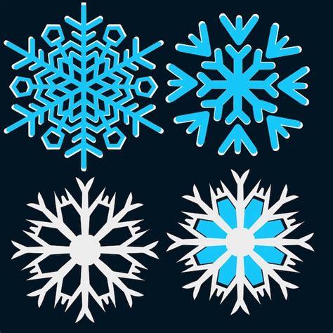 Premium Vector Free Snowflake Vector Design Premium Vector Free Snowflake Vector Design