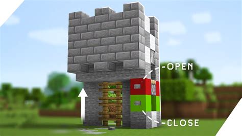 Minecraft Castle Gate Redstone