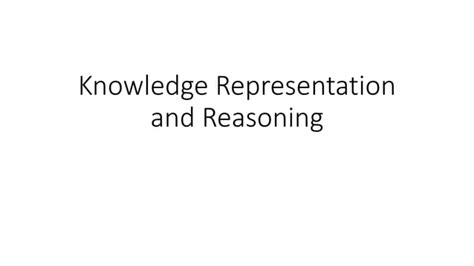 knowledge representation and reasoning pptx programming languages computing
