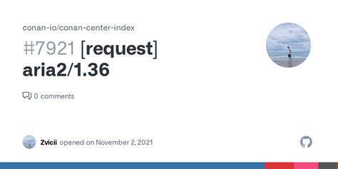 Request Aria2136 · Issue 7921 · Conan Ioconan Center Index · Github