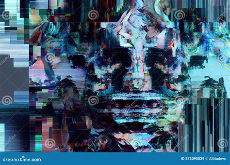 A Chaotic Digital Glitch That Shows Distorted Images And Video With