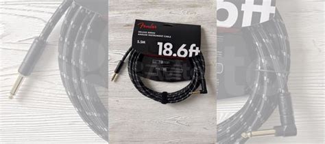 Кабель Fender Deluxe Series 5,5 m купить в Липецке | Хобби и отдых | Авито