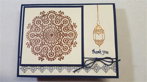 Moroccan Nights Card With Copper Accents